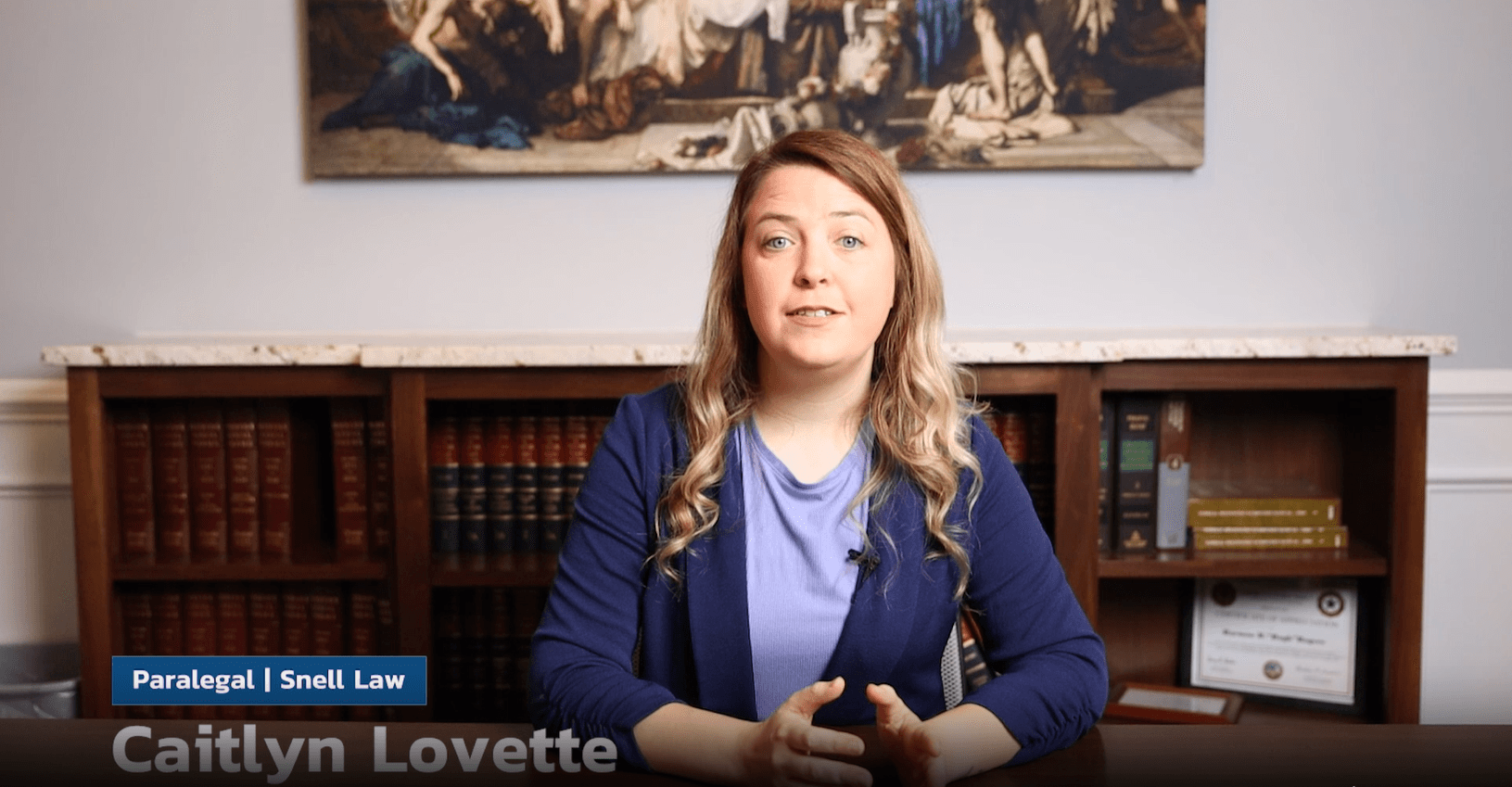 Caitlyn Lovette on Our Process | Law Office of James R. Snell, Jr., LLC